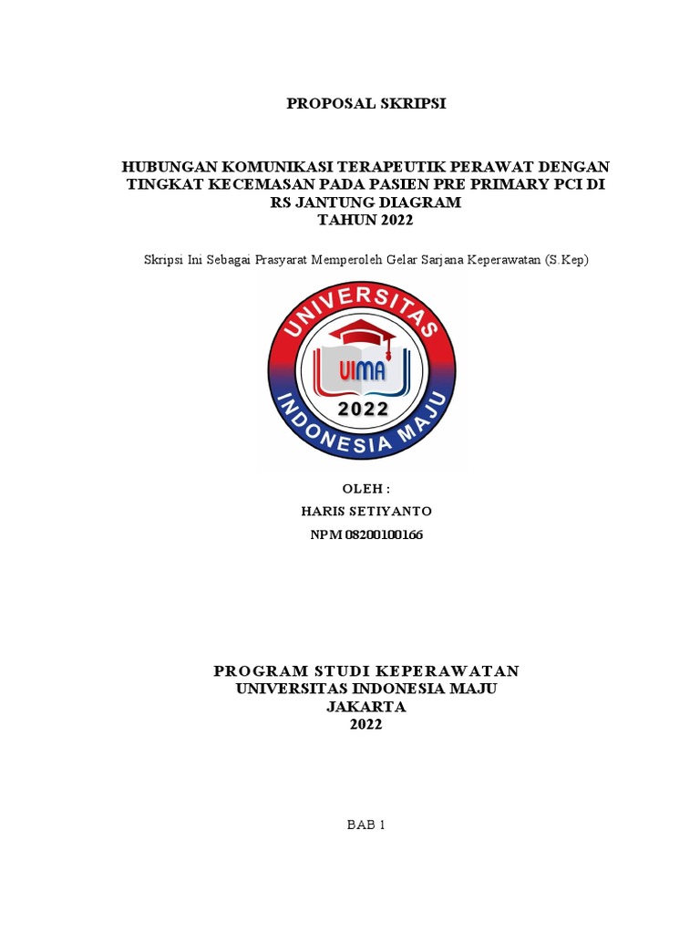 Proposal Skripsi BAB 1-4 | PDF