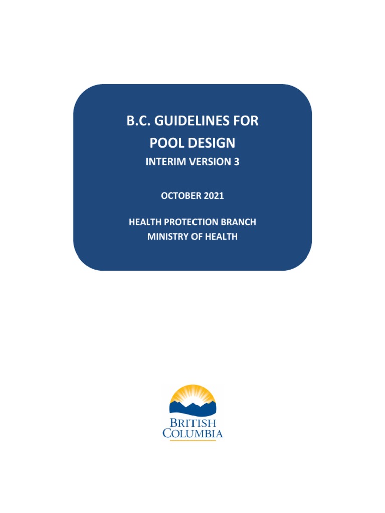 Pool Design Guidelines Oct 2021 v3 | PDF | Swimming Pool ...