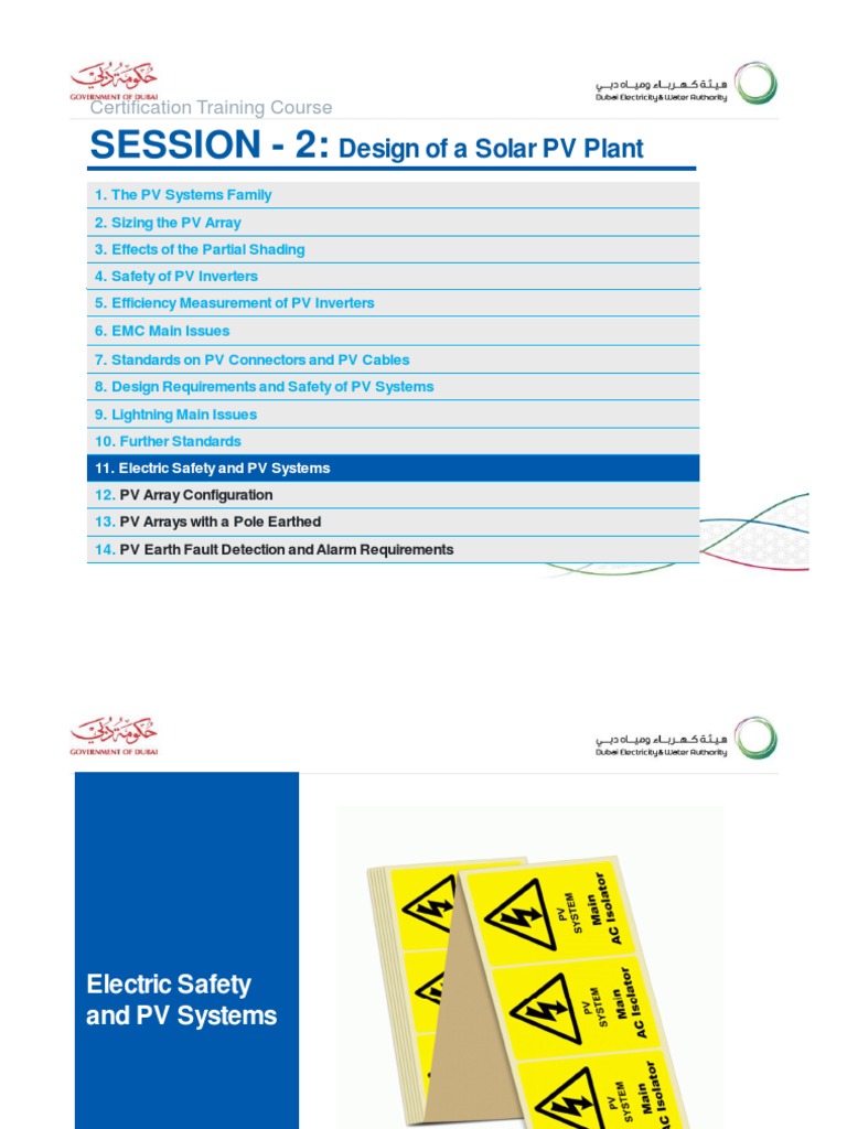 Design of A Solar PV System | PDF