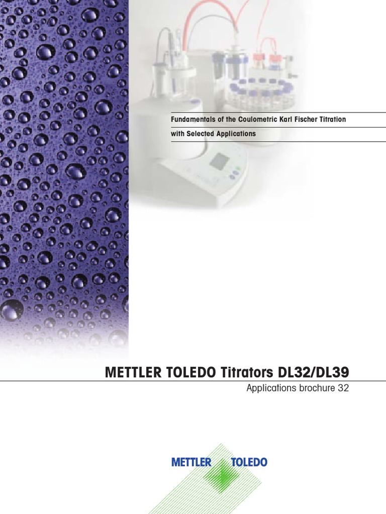 Manual Dl39 Mettler | PDF | Titration | Chemistry