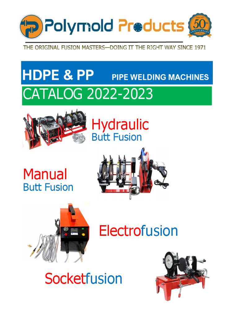 Hdpe Pipe Welding Machines Pdf Pipe Fluid Conveyance Mains