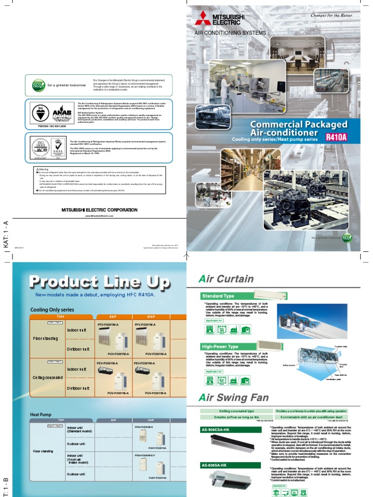 Mitsubishi AC Systems Overview | PDF | Air Conditioning | Water