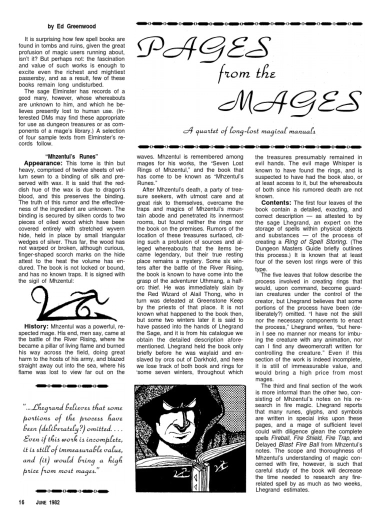 Pages From The Mages | PDF