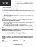 RHR I II III IV V: Chester Step Test Data Record Sheet | PDF