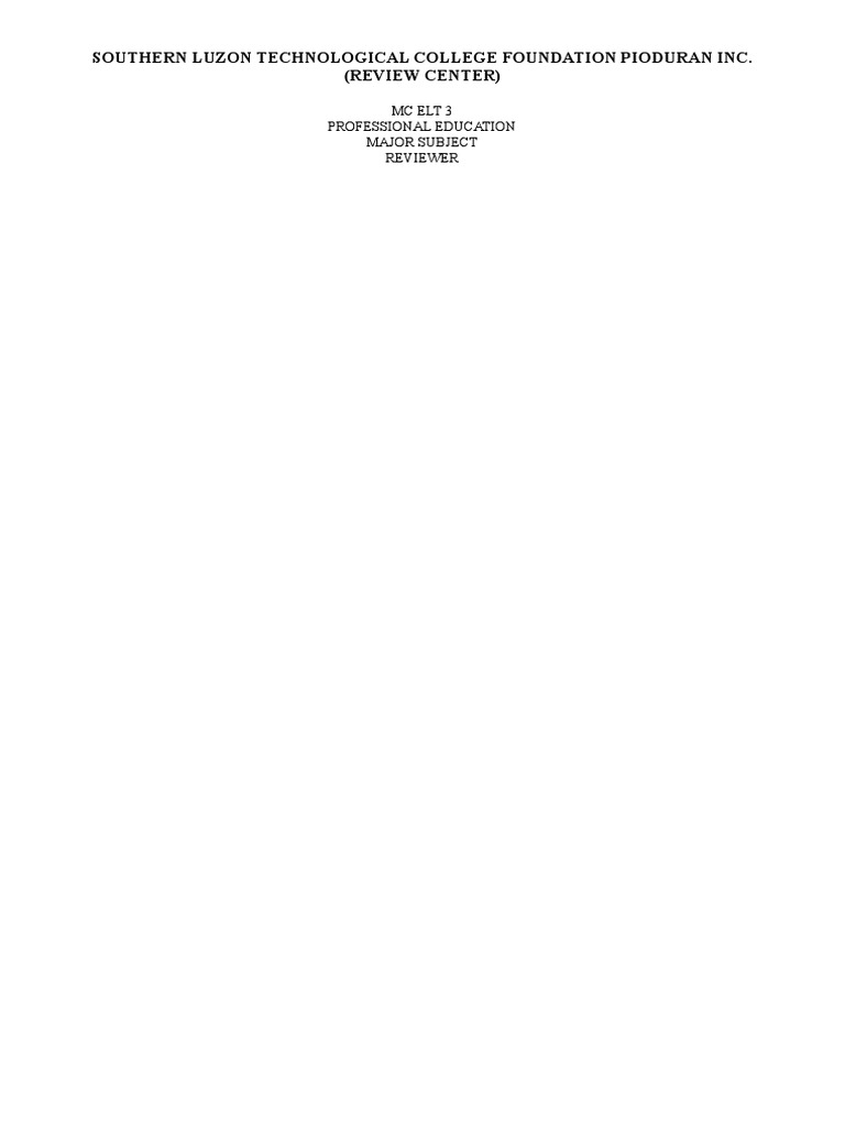 Let Reviewer For Instructional Materials | PDF | Teaching Method | Learning