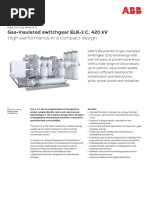 Gas-Insulated Switchgear Type 8DQ1: Technical Data | PDF | Electrical ...