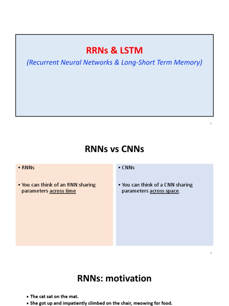 RNN LSTM | PDF | Artificial Neural Network | Deep Learning