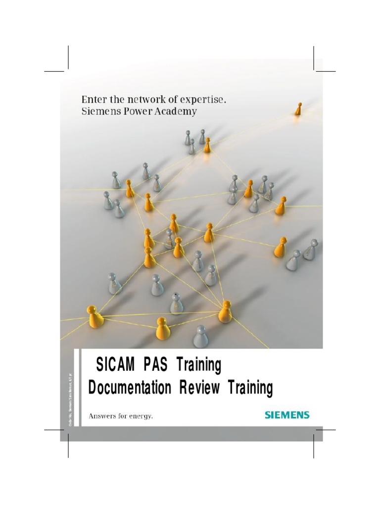 SICAM PAS Training Documentation Review Training: Siemens Power Academy TD | PDF