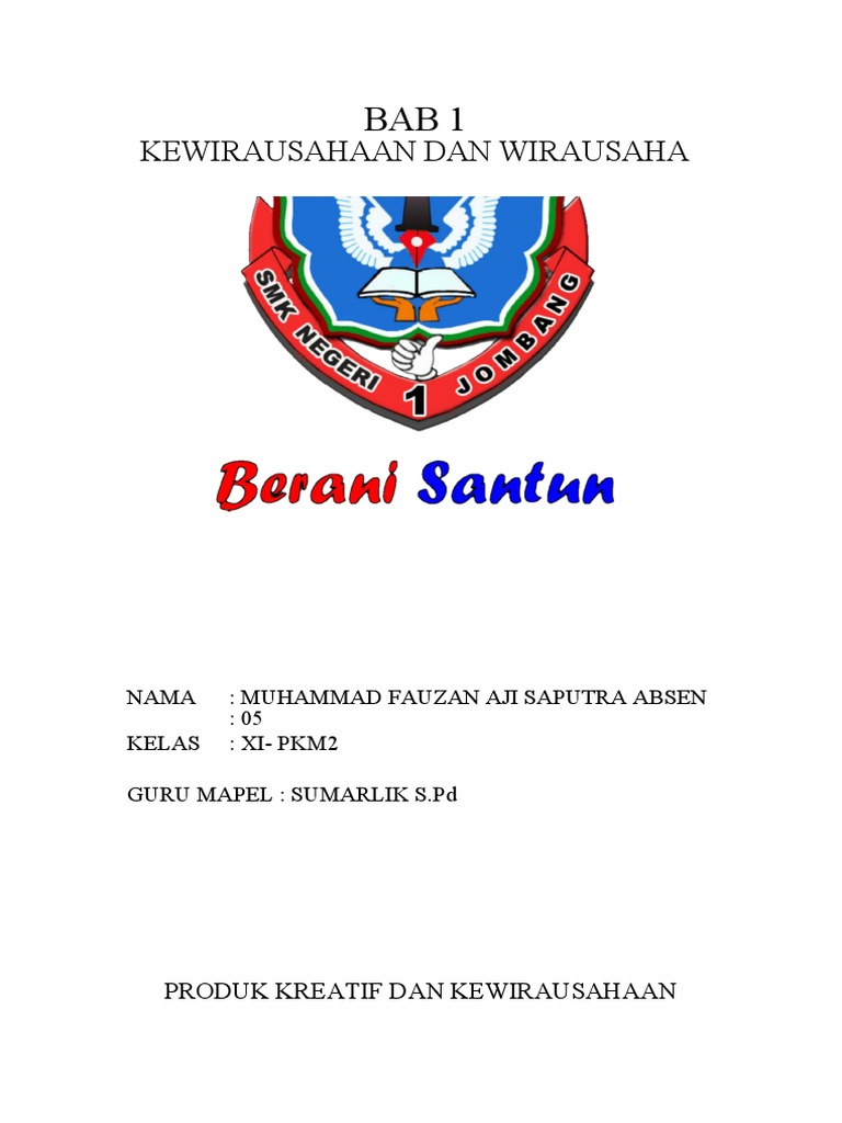 Rangkuman Peta Konsep PKK Kelas 11 Bab 1 | PDF