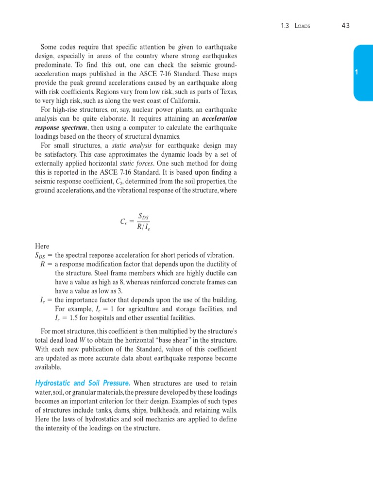 ASCE 7-16 Seismic Design Loads | PDF | Earthquakes | Applied And ...