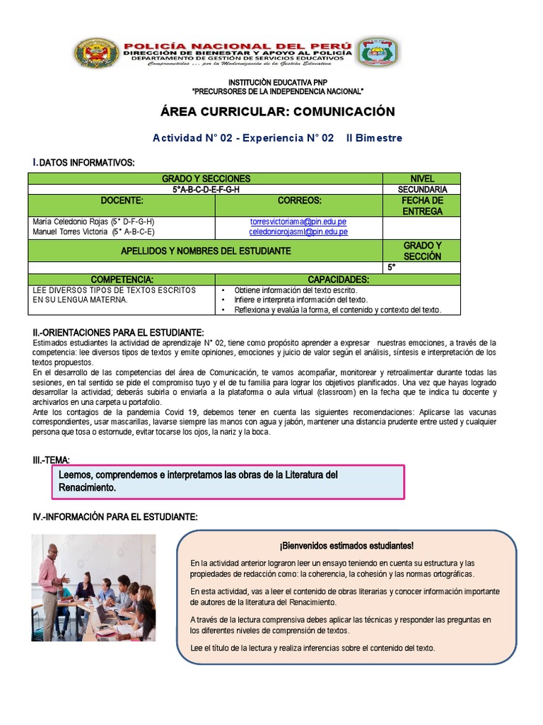 Activ. #02 - Exper. 02 | PDF | Romeo y Julieta