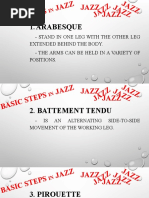 10 Basic Jazz Steps for Beginners | PDF | Career & Growth