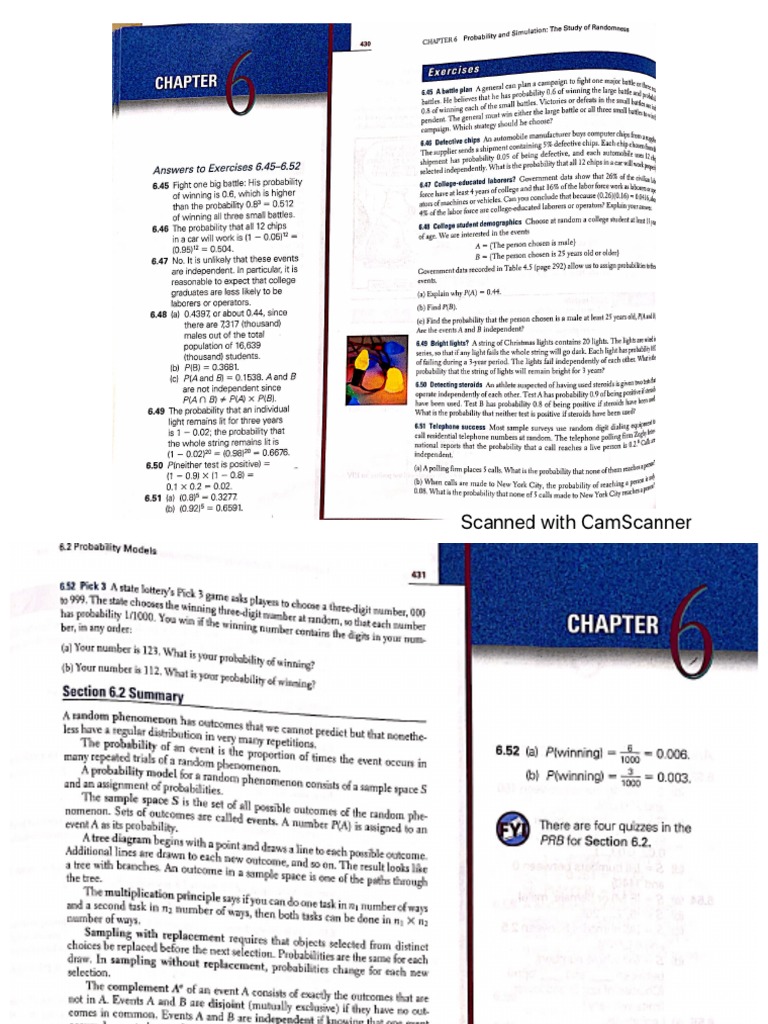 CH 6 Day 3 Homework | PDF