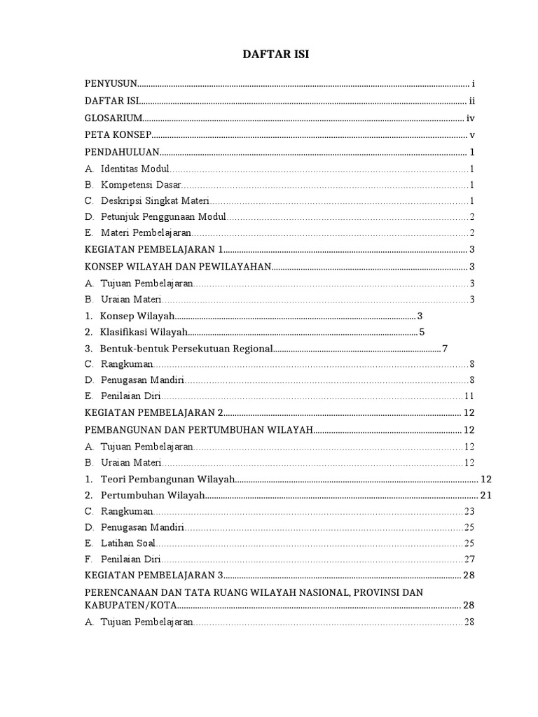 Modul Geografi Kelas Xii Bab 1 | PDF
