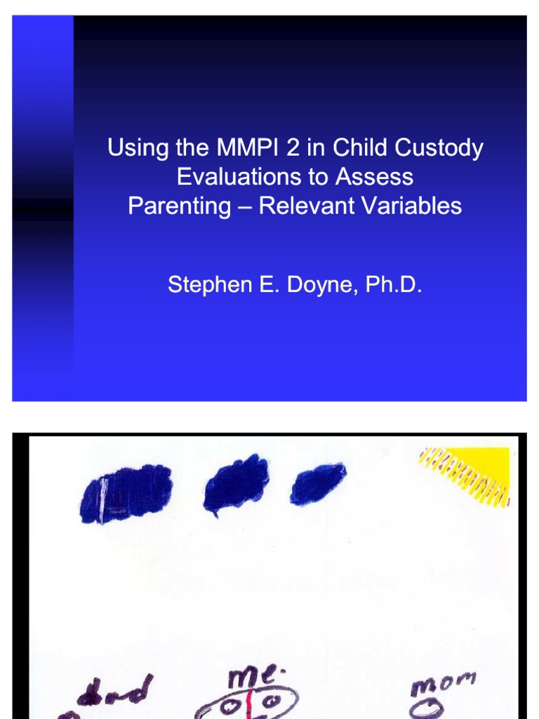 Using The MMPI 2 in Child Custody Evaluations | PDF