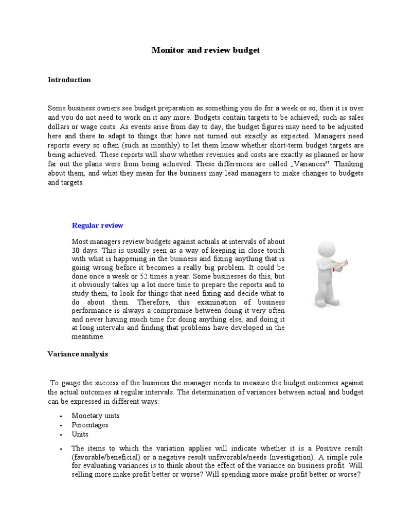 Budget Monitoring for Managers | PDF | Budget | Revenue