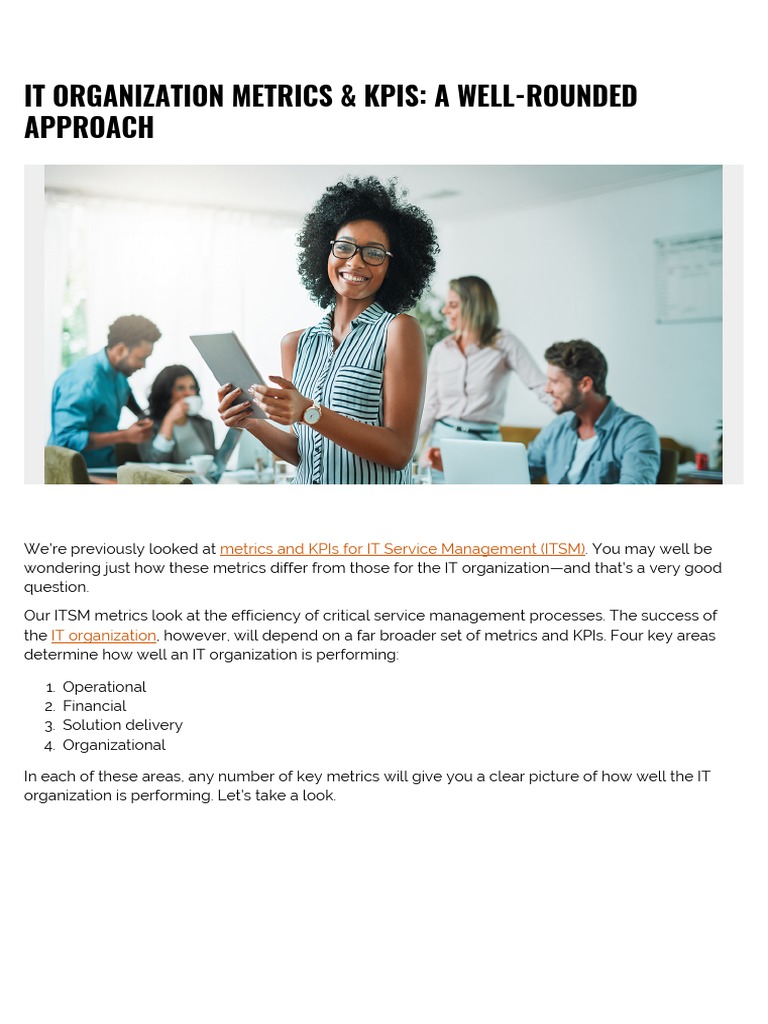 Company BMC It Organization Metrics Kpis A Well Rounded Approach | PDF ... Company BMC It Organization Metrics Kpis A Well Rounded Approach | PDF ...