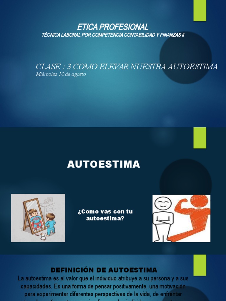 Como Elevar Nuestra Autoestima | PDF | Autoestima | Pensamiento