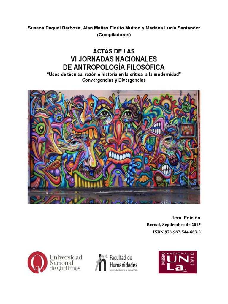 Actas - VI JAF 2015 | PDF | Jürgen Habermas | Sociología