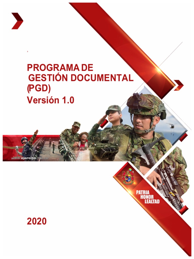 Programa de Gestion Documental 2020 | PDF | Gestión de registros | Planificación