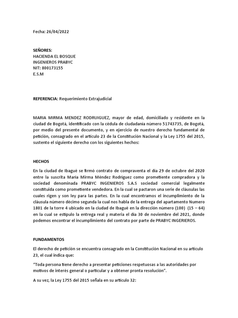 Derecho de Peticion Devolucion de Dinero | PDF | Petición | Gobierno