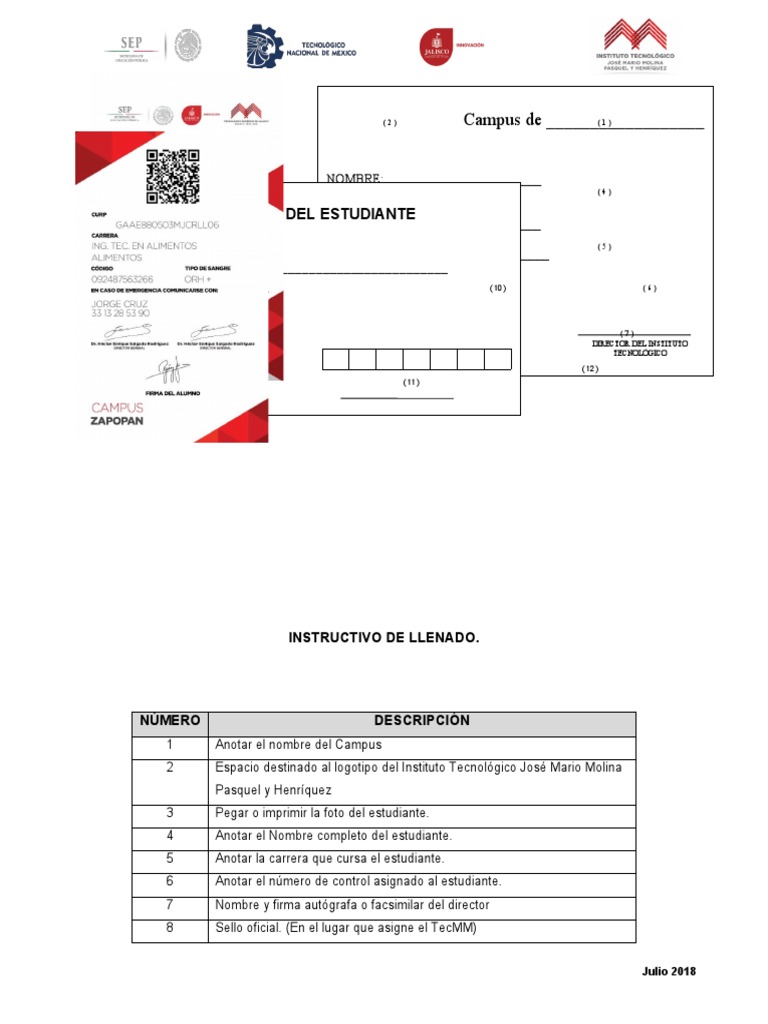 Formato de Credencial | PDF