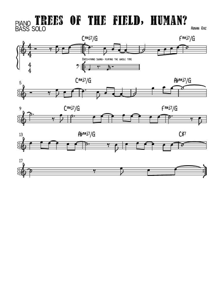 Trees of The Field, Human Copy 2 | PDF