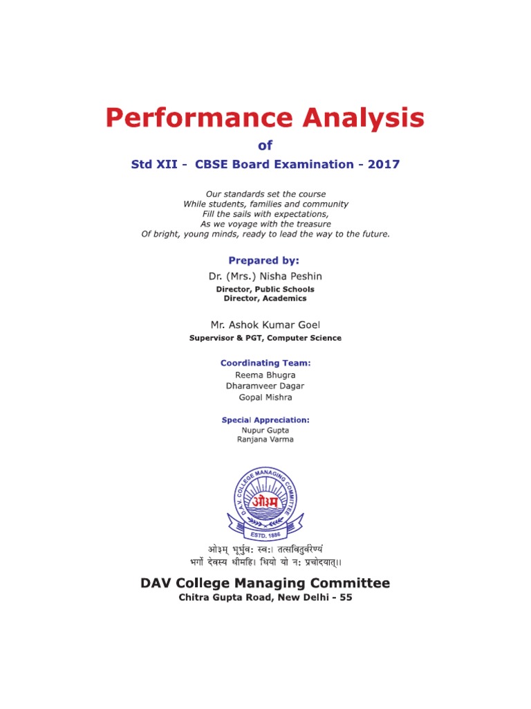 Performance Analysis 2017 | PDF | Quantitative Research | Benchmarking