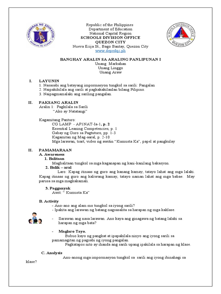 Week 1 Q1 Day 1-5 | PDF