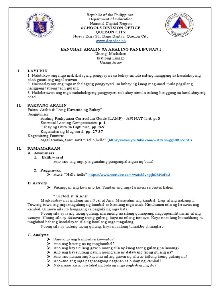 Week 3 Q1 Day 1-5 | PDF