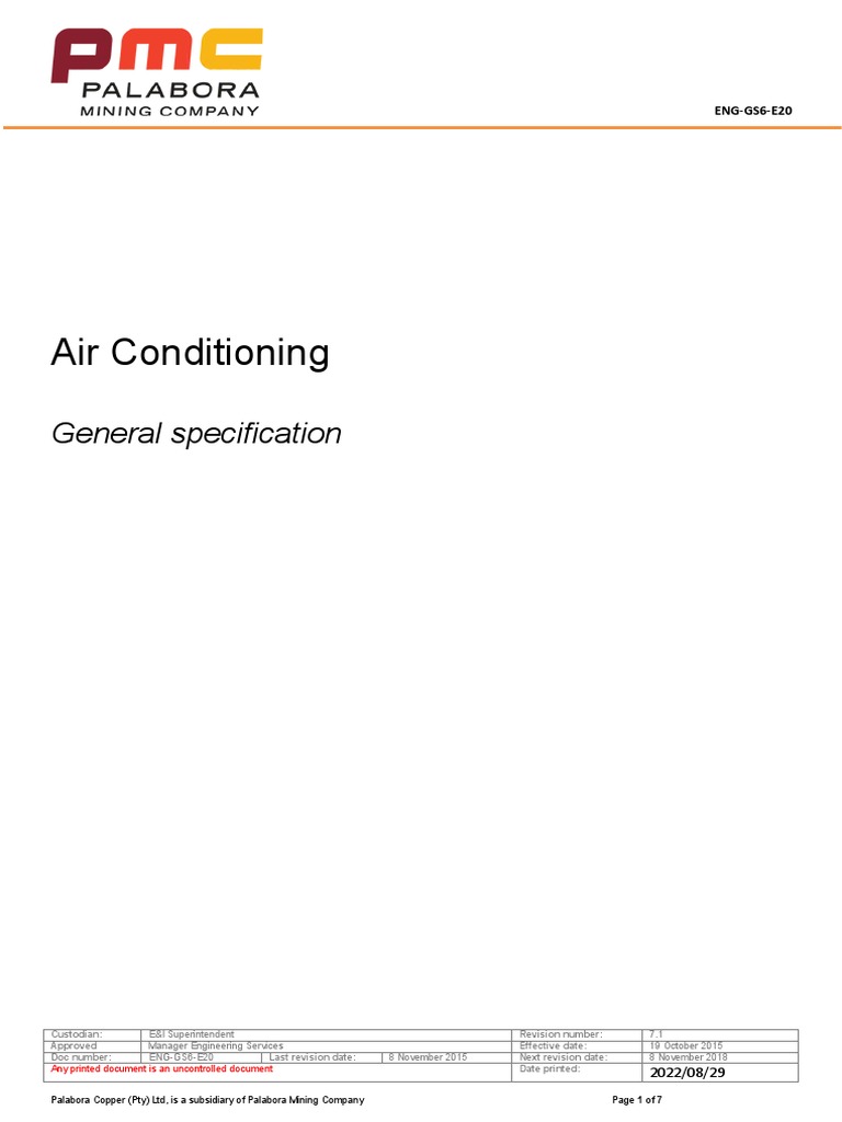 ENG... Air Conditioning (ENG GS6 022) | PDF | Pipe (Fluid Conveyance ...