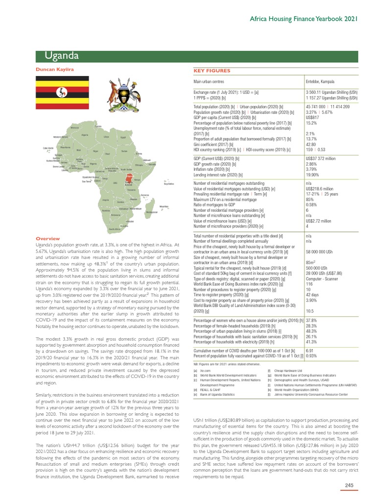 Uganda: Duncan Kayiira Key Figures | Download Free PDF | Cost Of Living ...