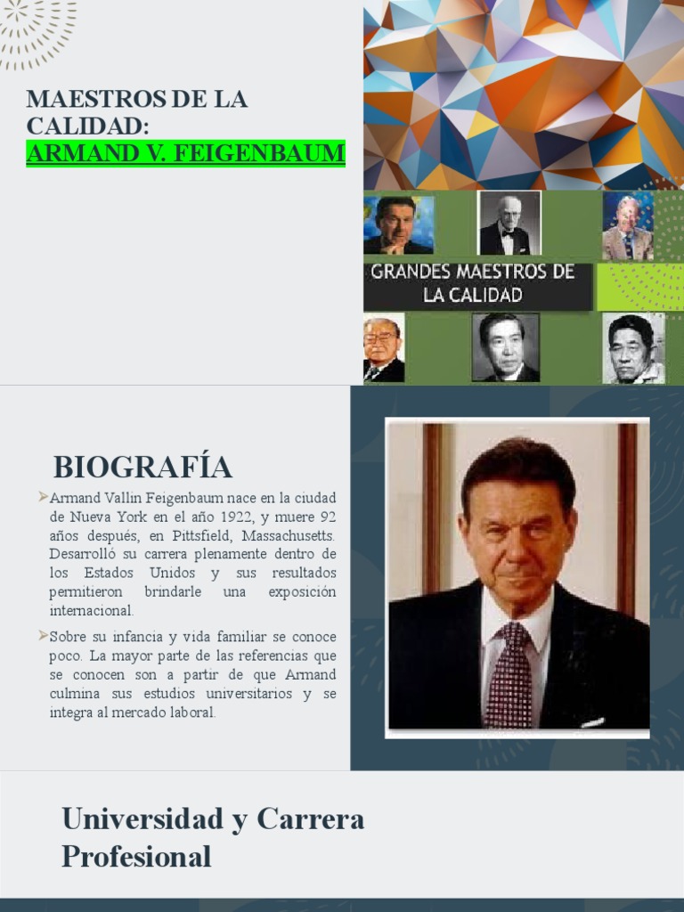 Feigenbaum | PDF | Calidad (comercial) | Business