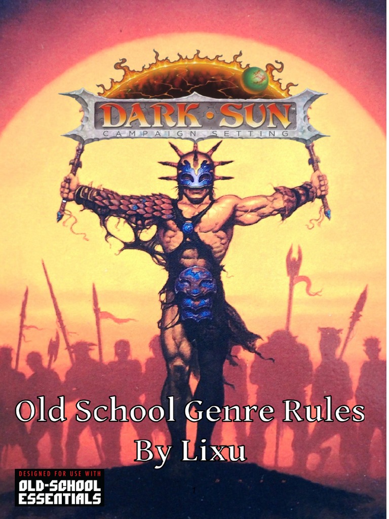 Dark Sun OSE Genre Rules | Download Free PDF | Dungeons & Dragons | D20 ...
