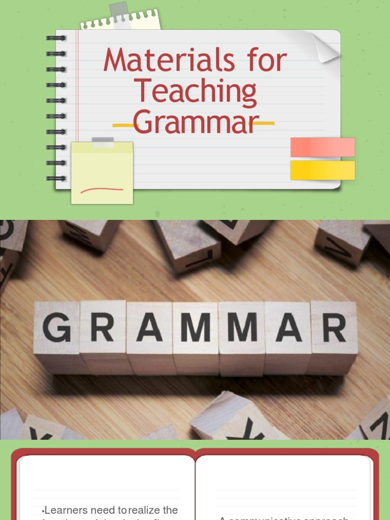 Effective Grammar Teaching Materials | PDF | Learning | Grammar