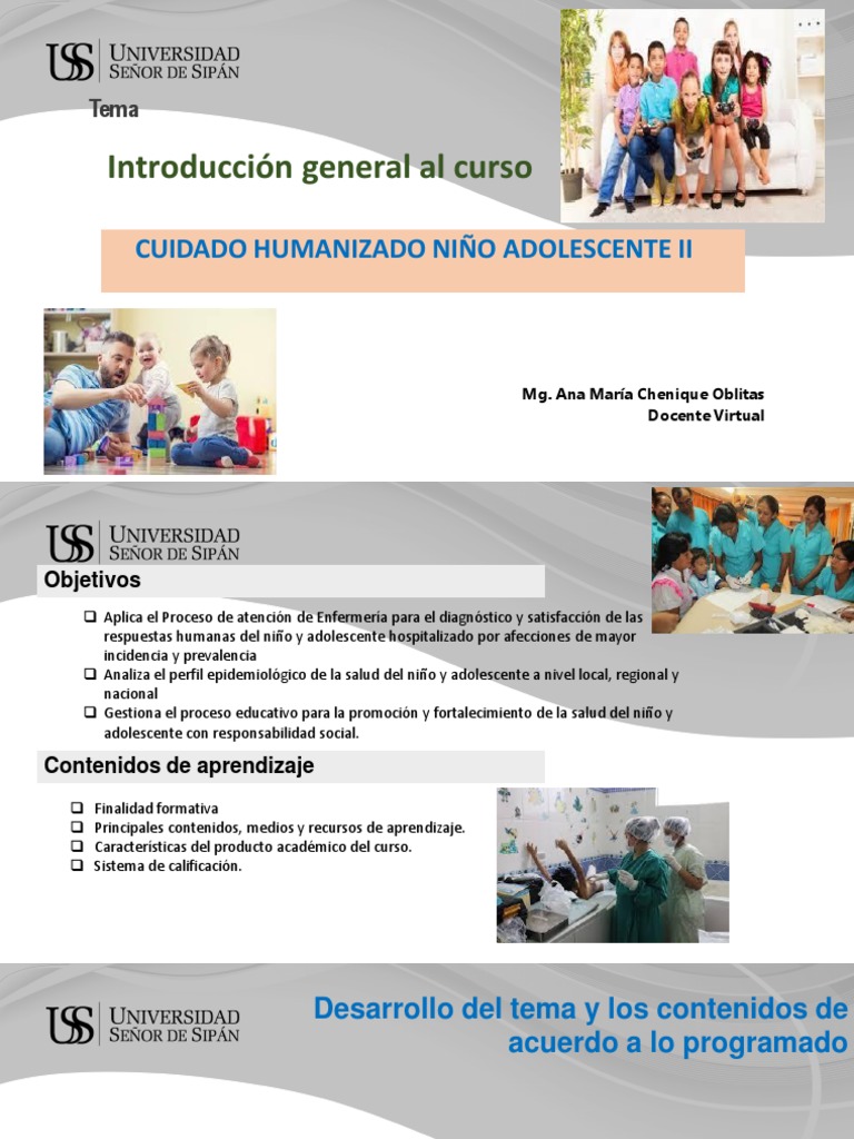 Presentaciã - N Diapositivas Uss | PDF | Educación de la primera ...