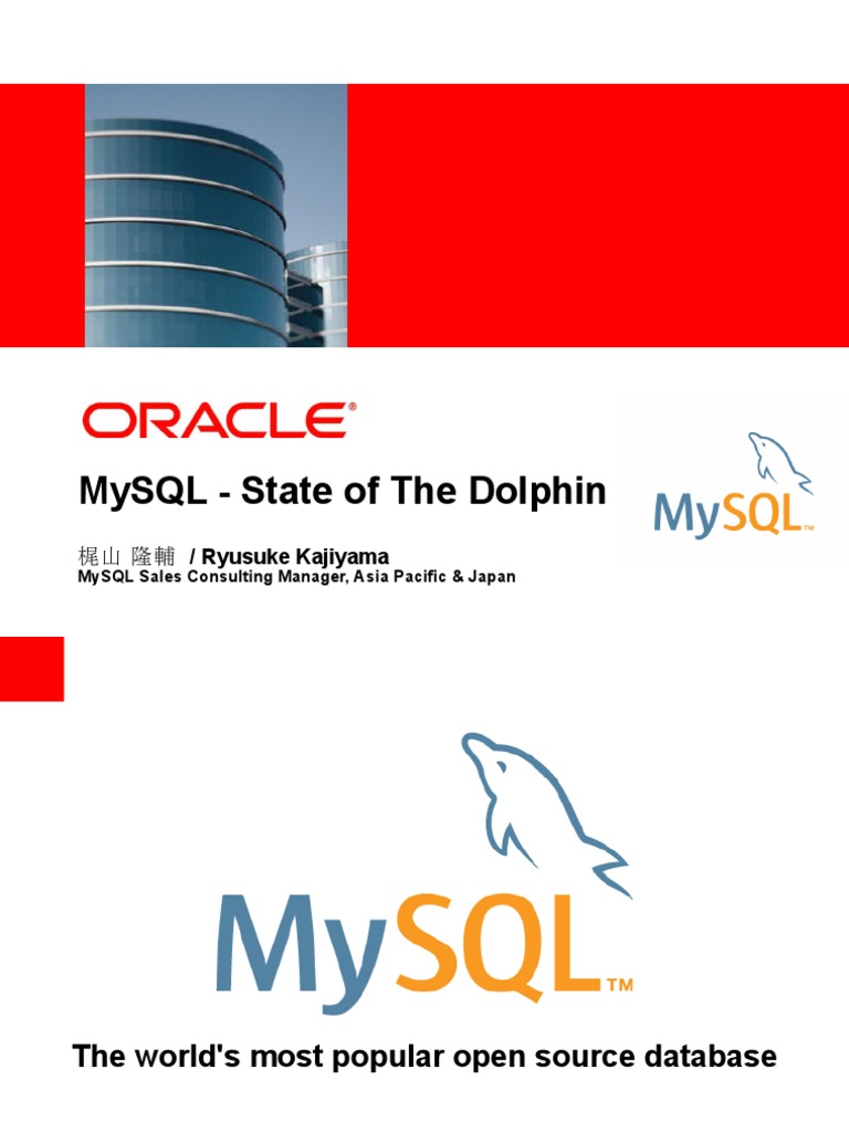 Product Roadmap of MySQL - RDBMS and NoSQL, and Beyond MOSC2011 | PDF ...