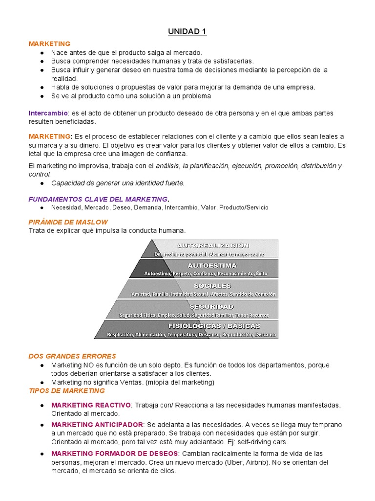 Resumen 1er Parcial Marketing | PDF | Marketing | Producto (Negocio)