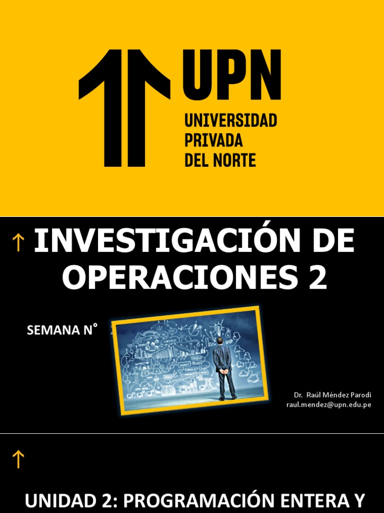 Investigación de Operaciones 2 | PDF | La investigación de operaciones | Programación lineal