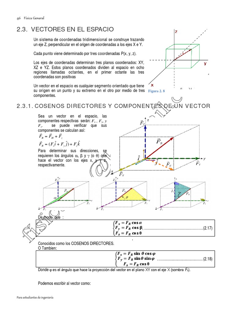 Libro de Fisica General I - Carlos Joo - 2016 Parte 3red | PDF | Vector Euclidiano | Sistema de ...
