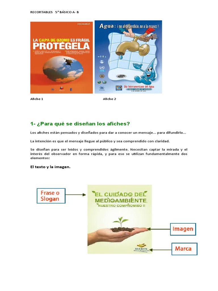 Recortables Del Afiche 5 Básico | PDF