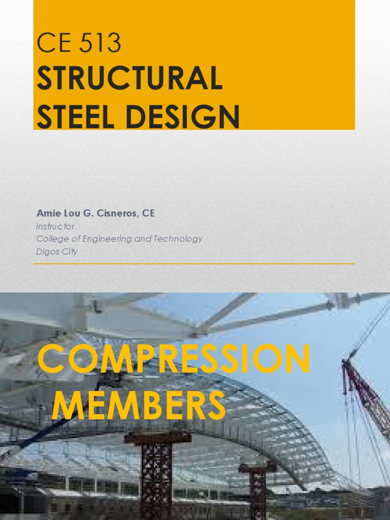 Chapter 05 - Compression Members | PDF | Buckling | Column