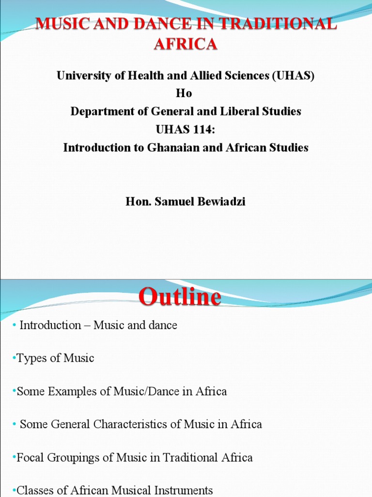 University of Health and Allied Sciences (UHAS) Ho Department of ...