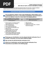 NYSOH Identity Verification Process | PDF | Identity Document ...