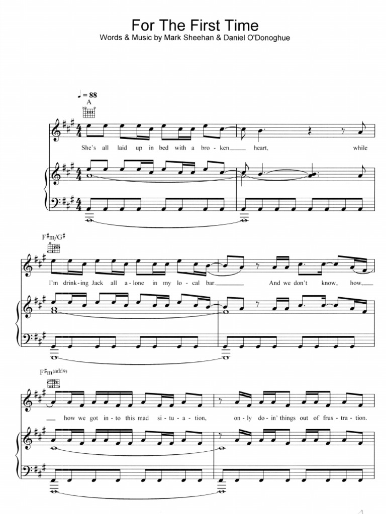 For The First Time | PDF