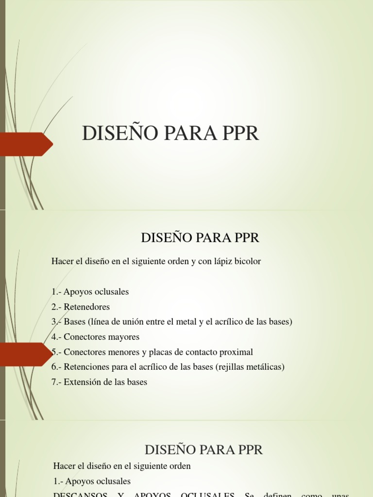 Diseño de PPR | PDF
