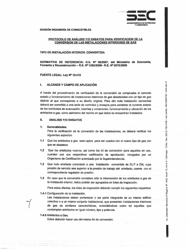 Protocolo Verificación de La Conversión | PDF | Gases | Presión