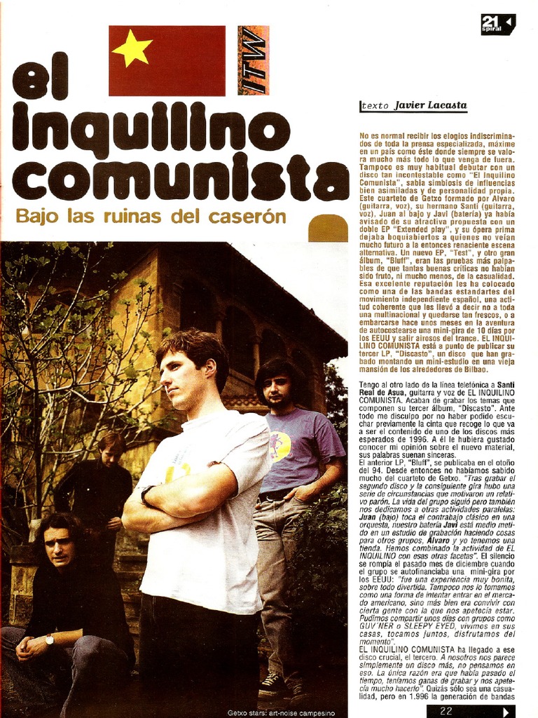 El Inquilino Comunista (Spiral, 1996) | PDF