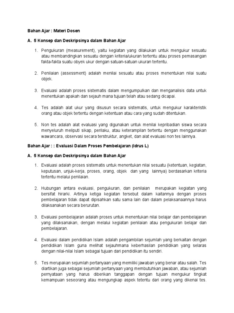 Analisa Bahan Ajar EP KB1 | PDF