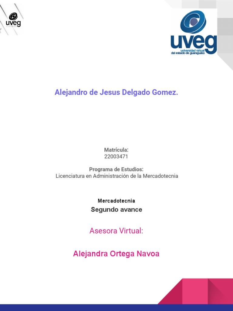 Segundo Avance Mercadotecnia | PDF | Marketing | Producto (Negocio)